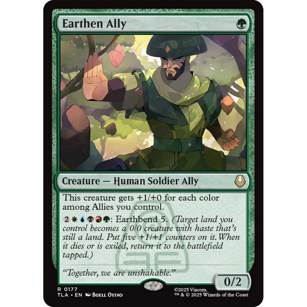 Earthen Ally - 177 R TLA – Card Goblin