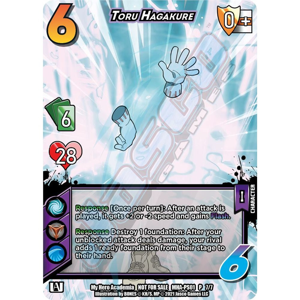 Toru Hagakure (P MHA-PS01 7/7) – Card Goblin