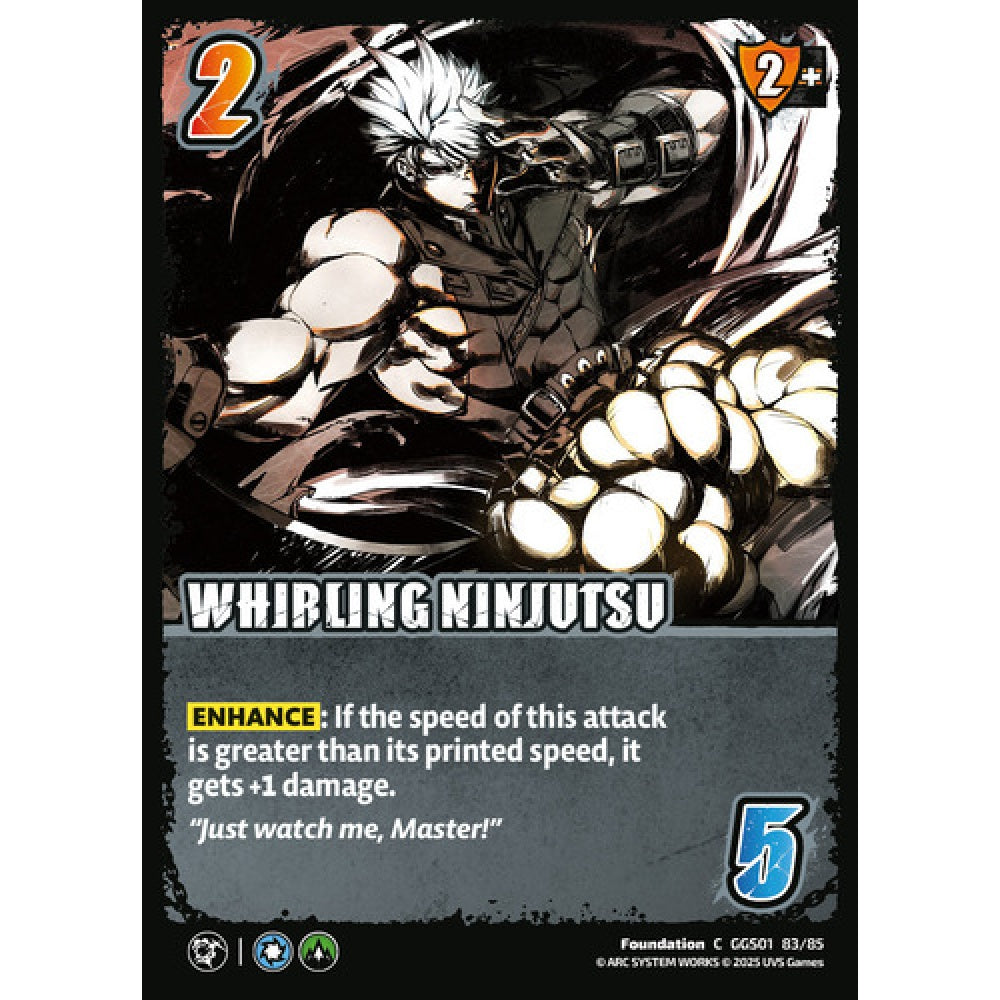Whirling Ninjutsu - C GGS 83/85 Non-Foil – Card Goblin