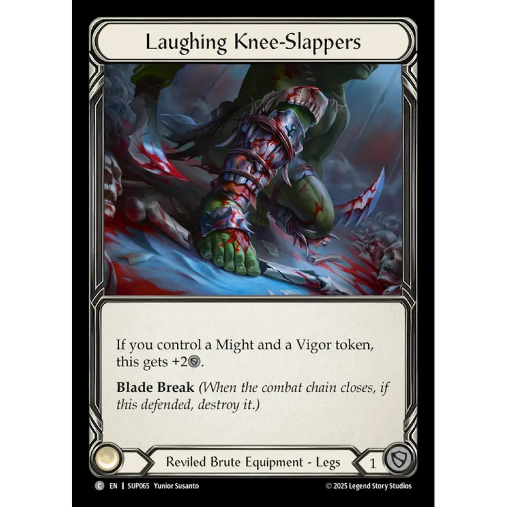 Laughing Knee-Slappers - SUP065-CF Common Cold Foil – Card Goblin