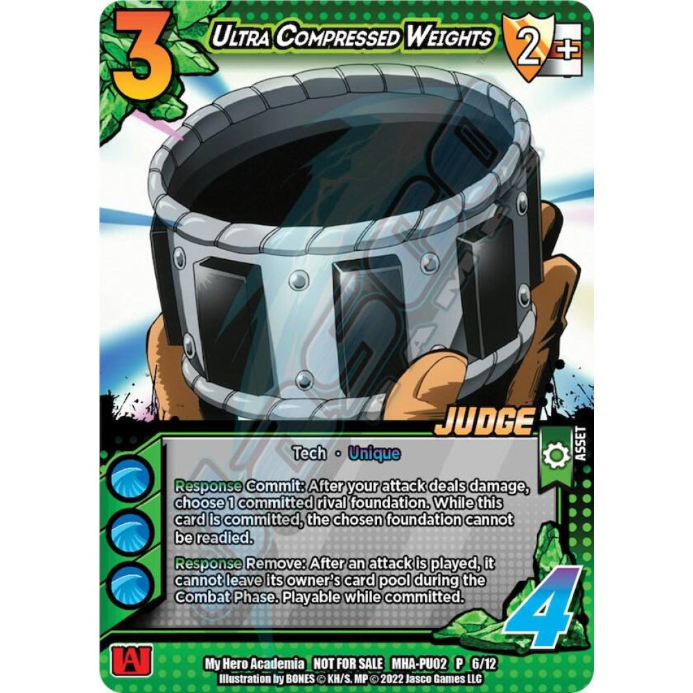 Ultra Compressed Weights (P MHA-PU02 6/12) (Judge) – Card Goblin