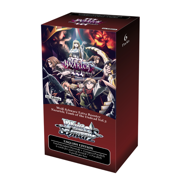 Weiss Schwarz - Tomb of The Undead Extra Booster Box Vol.3 (6 Packs ...