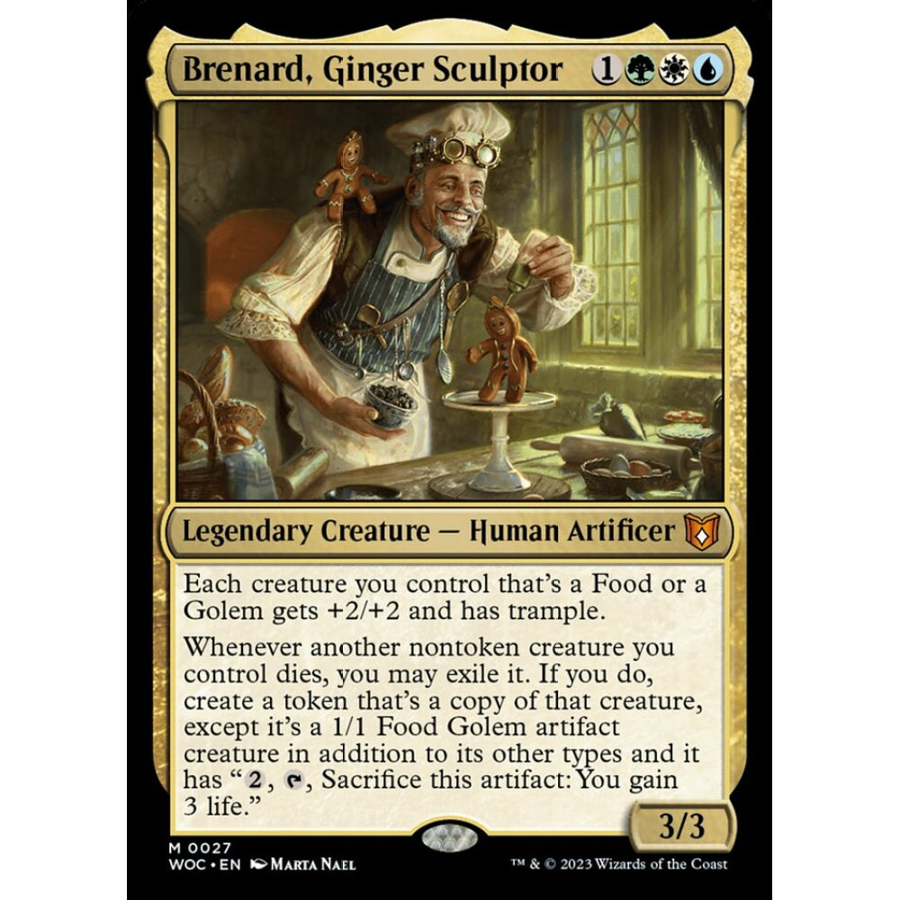 Brenard, Ginger Sculptor (M 27 WOC Foil) – Card Goblin